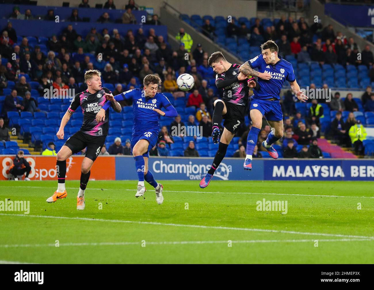 Cardiff, Wales, UK. 9th February 2022 ; Cardiff City Stadium, Cardiff ...