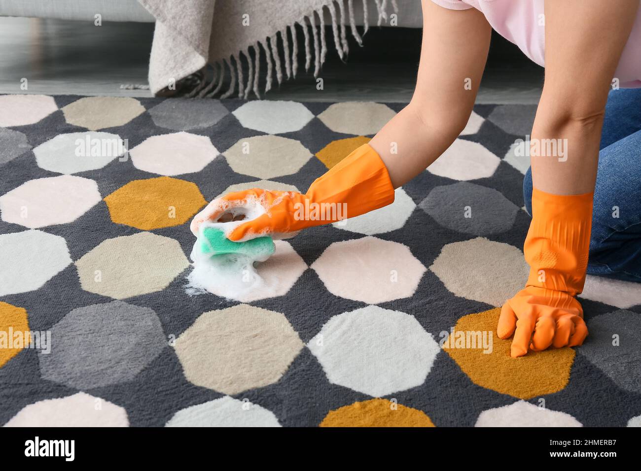 Rubber flooring interior home hi-res stock photography and images - Alamy