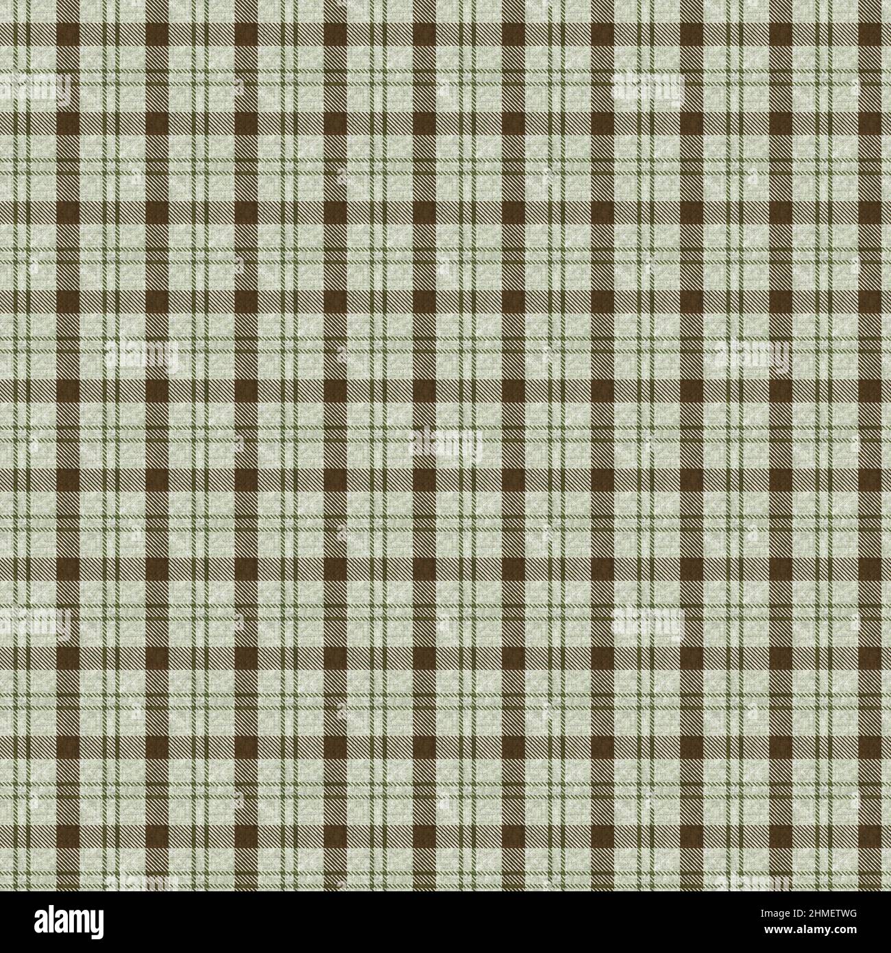 Muted green winter woven plaid texture. Seamless woolen scottish style ...