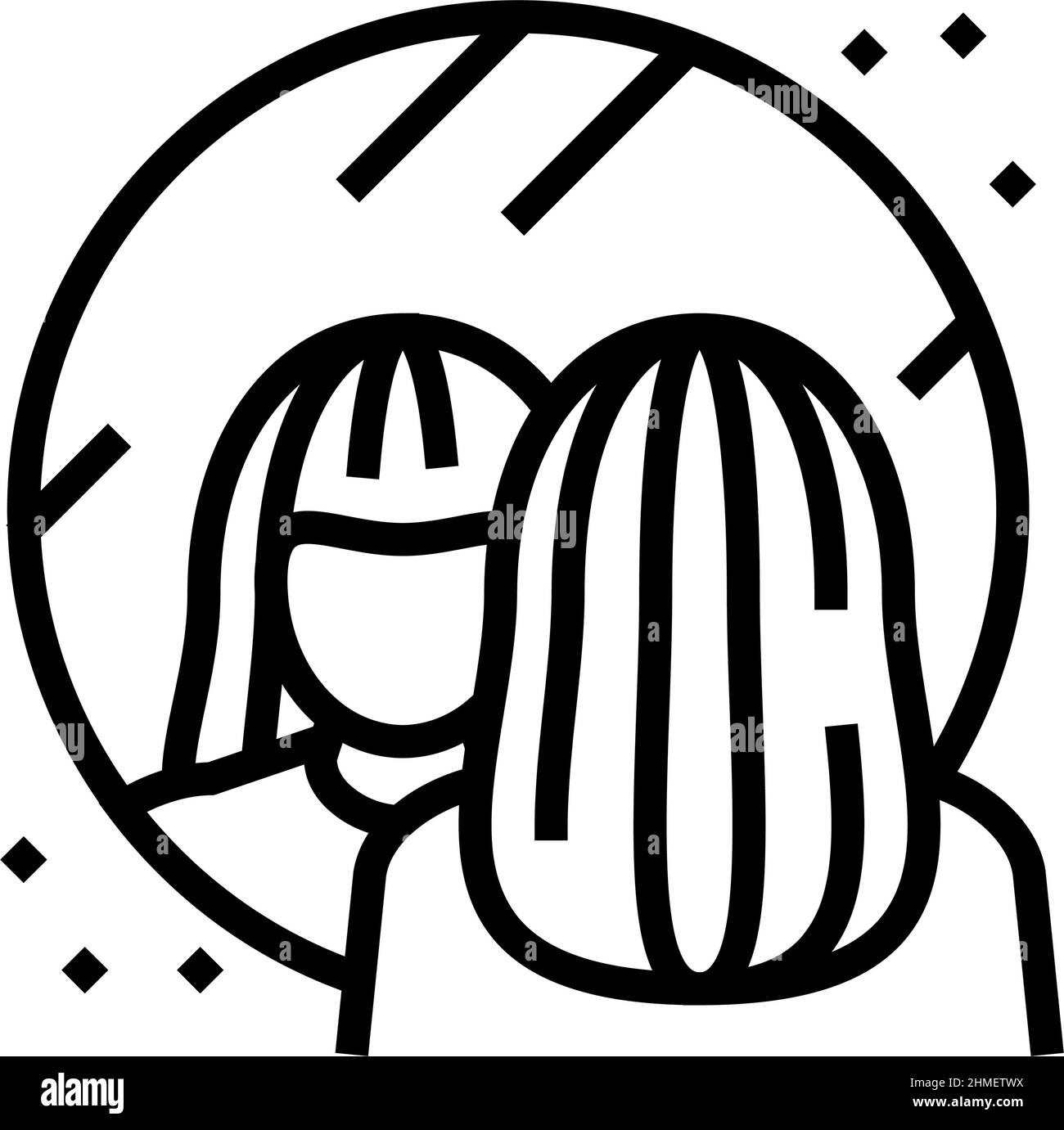 Face powder in black Stock Vector Images - Alamy