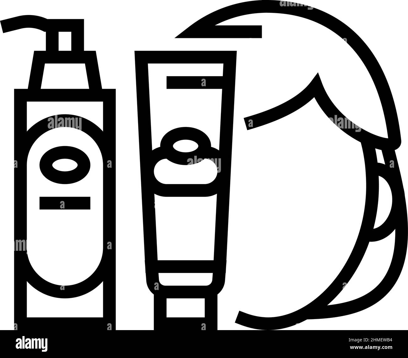 skin cosmetic line icon vector illustration Stock Vector Image & Art ...