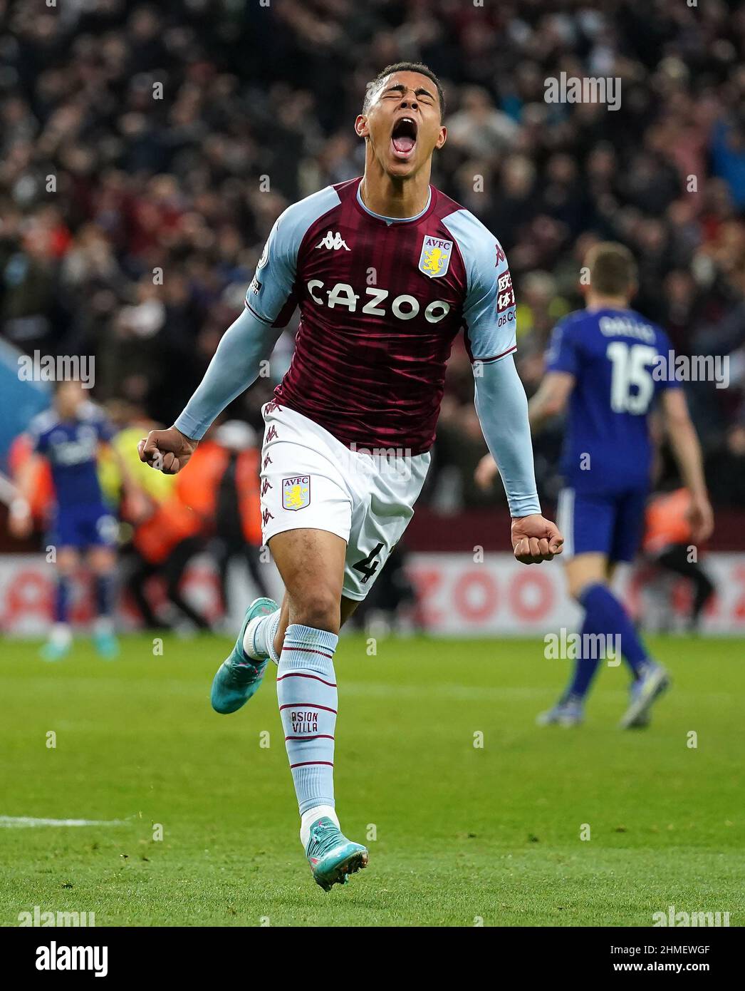 Aston Villa's Jacob Ramsey celebrates scoring their side's second goal ...