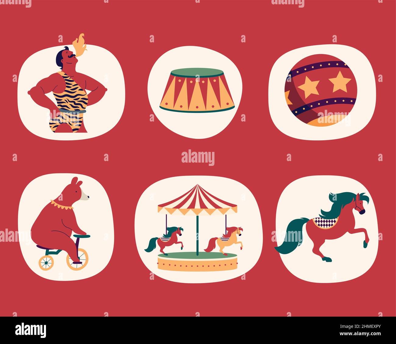 Fire eater show Stock Vector Images - Alamy