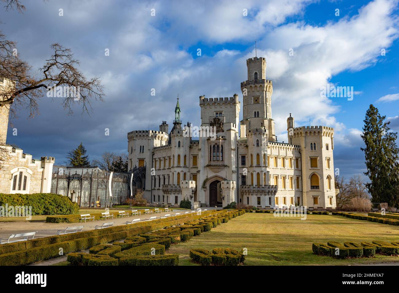 Hluboka castle historic chateau hi-res stock photography and images - Alamy
