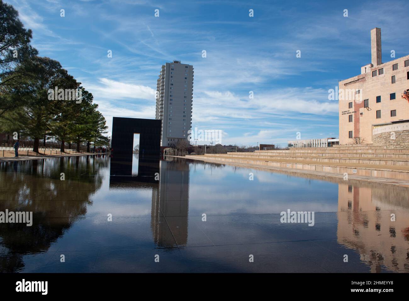 Oklahoma City National Memorial, Oklahoma, USA. The memorial and museum ... Oklahoma City National Memorial, Oklahoma, USA. The memorial and museum ...