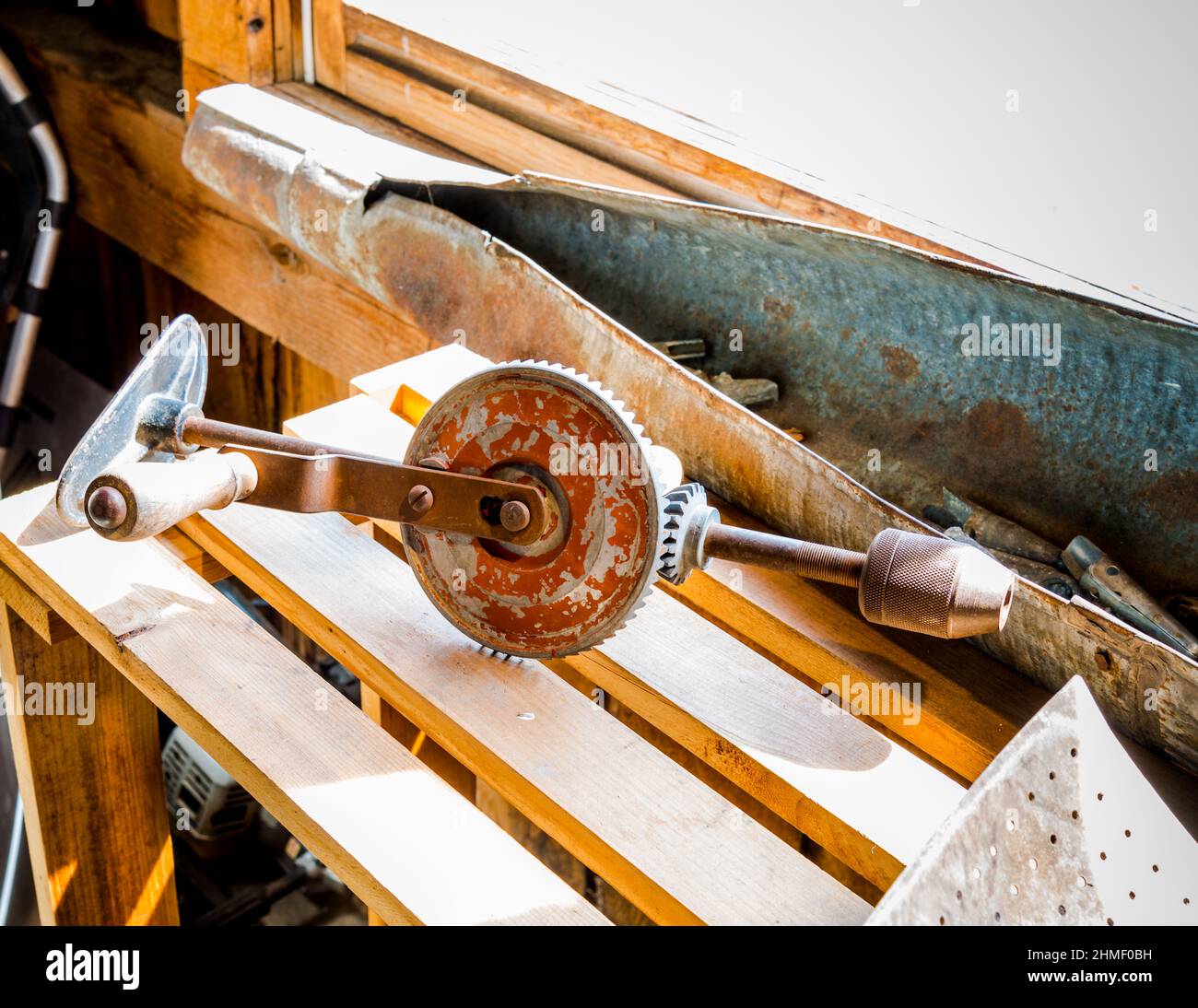 Old farm tools Stock Photo - Alamy