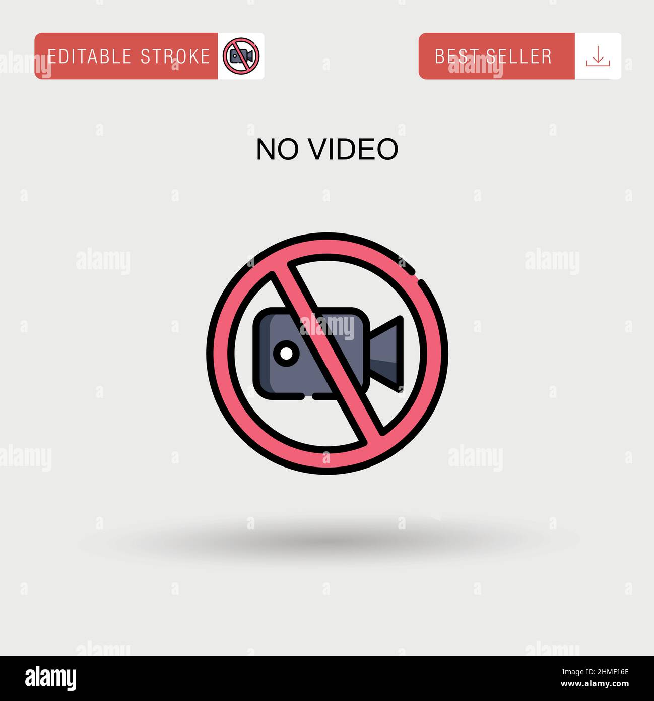 Video prohibited sign hi-res stock photography and images - Alamy