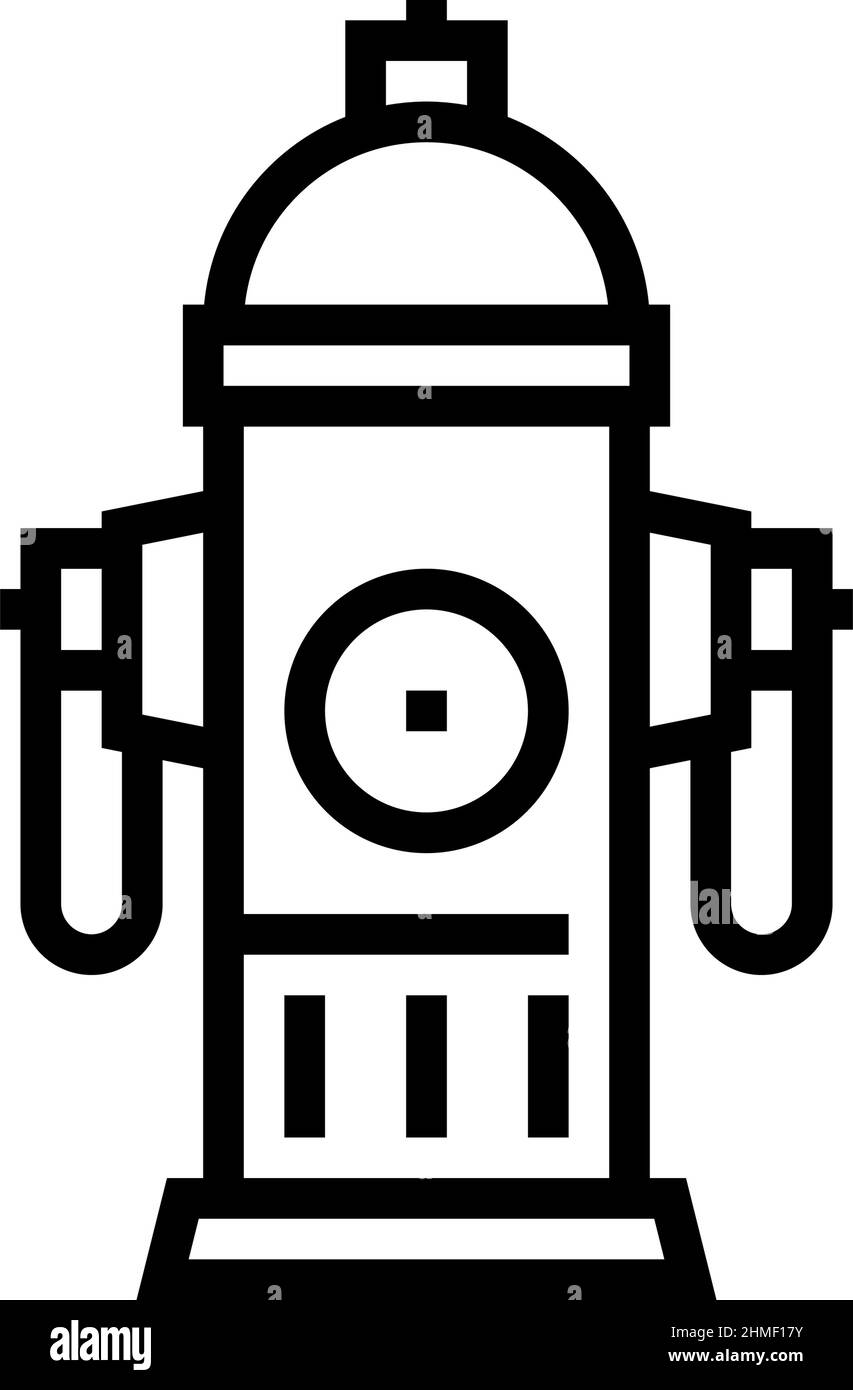 hydrant fire line icon vector illustration Stock Vector Image & Art - Alamy