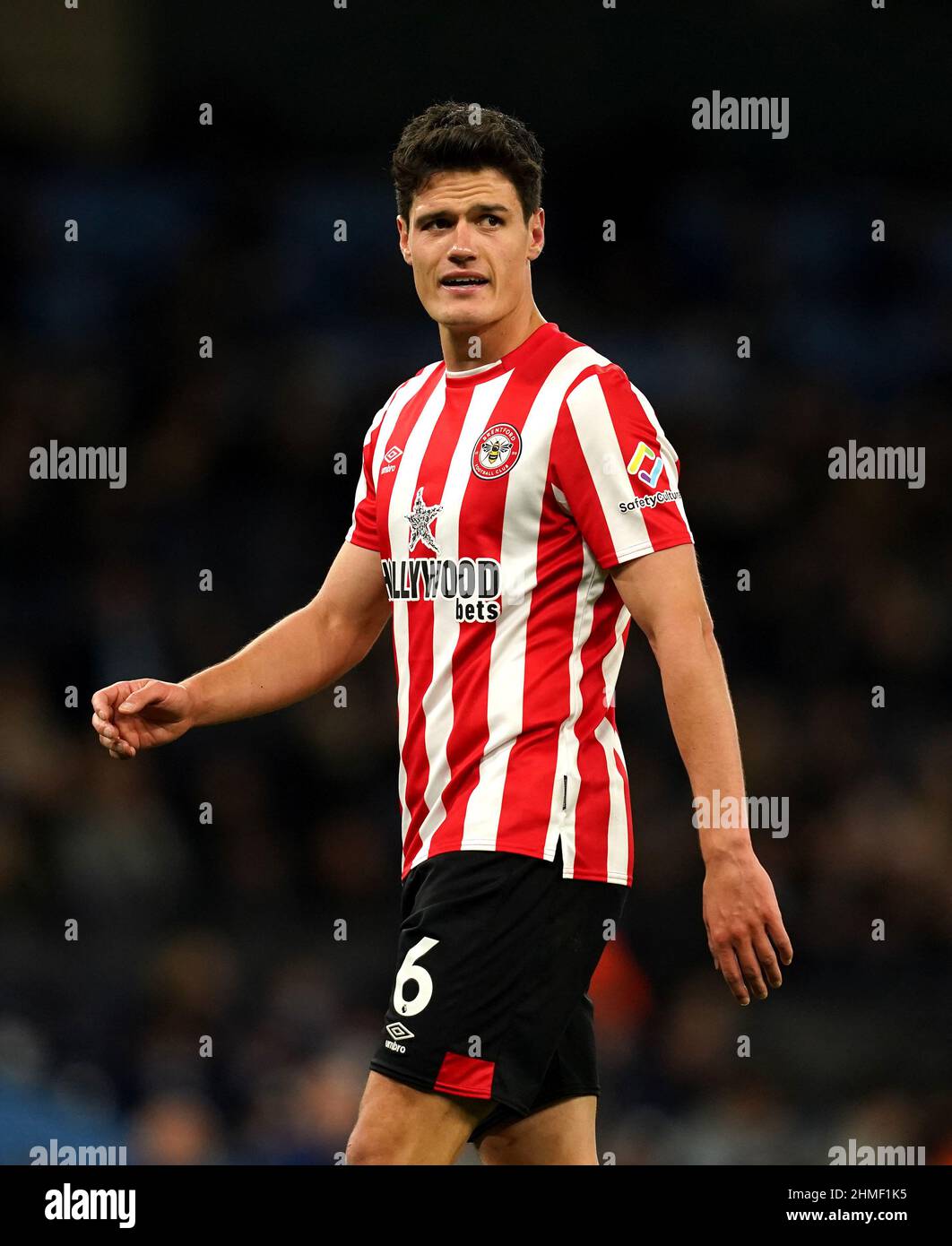 Brentford's Christian Norgaard during the Premier League match at the ...