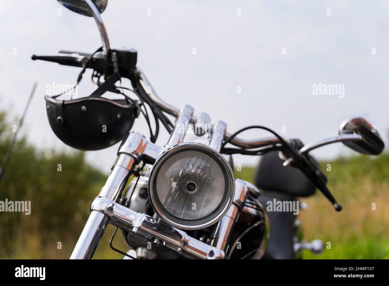Motorcycle frontal view hi-res stock photography and images - Alamy