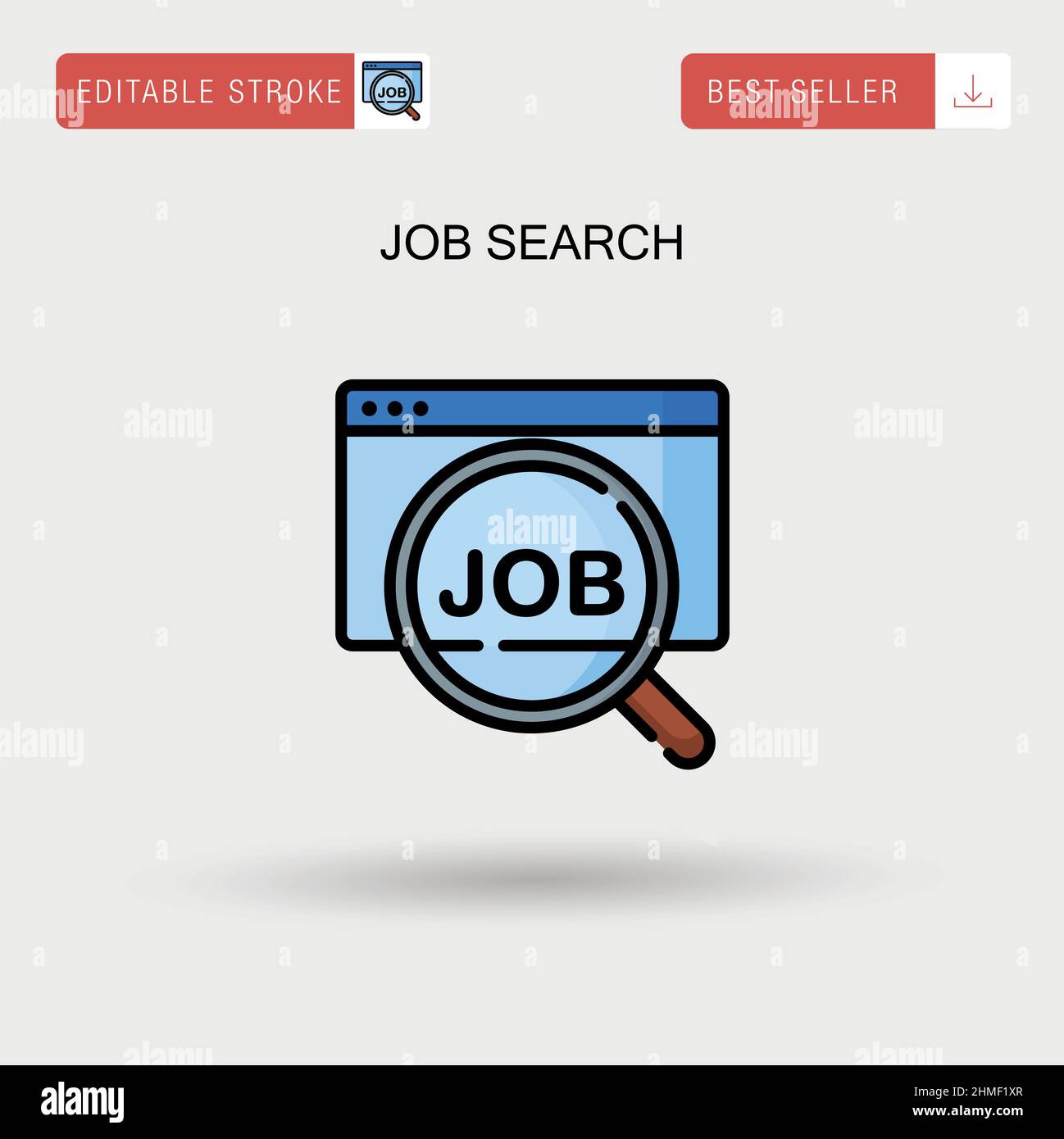 Job search career opportunity Stock Vector Images - Alamy