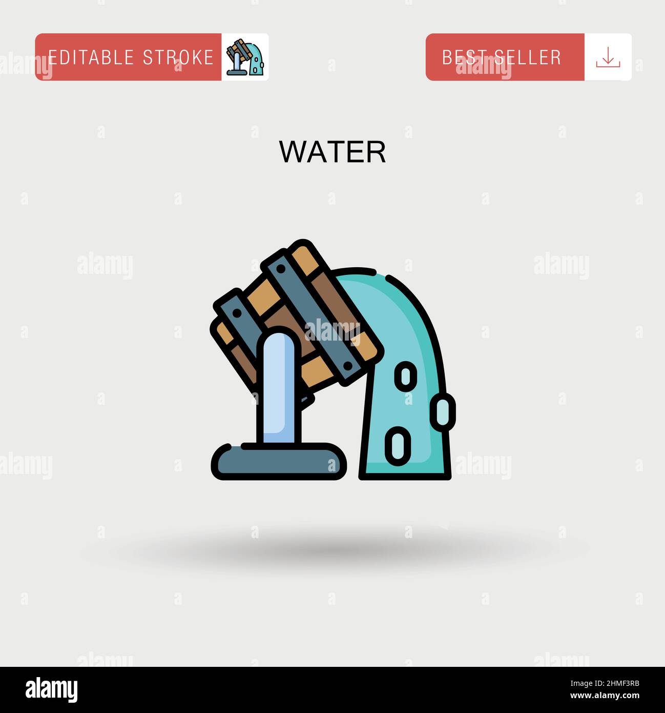 Water Simple vector icon Stock Vector Image & Art - Alamy