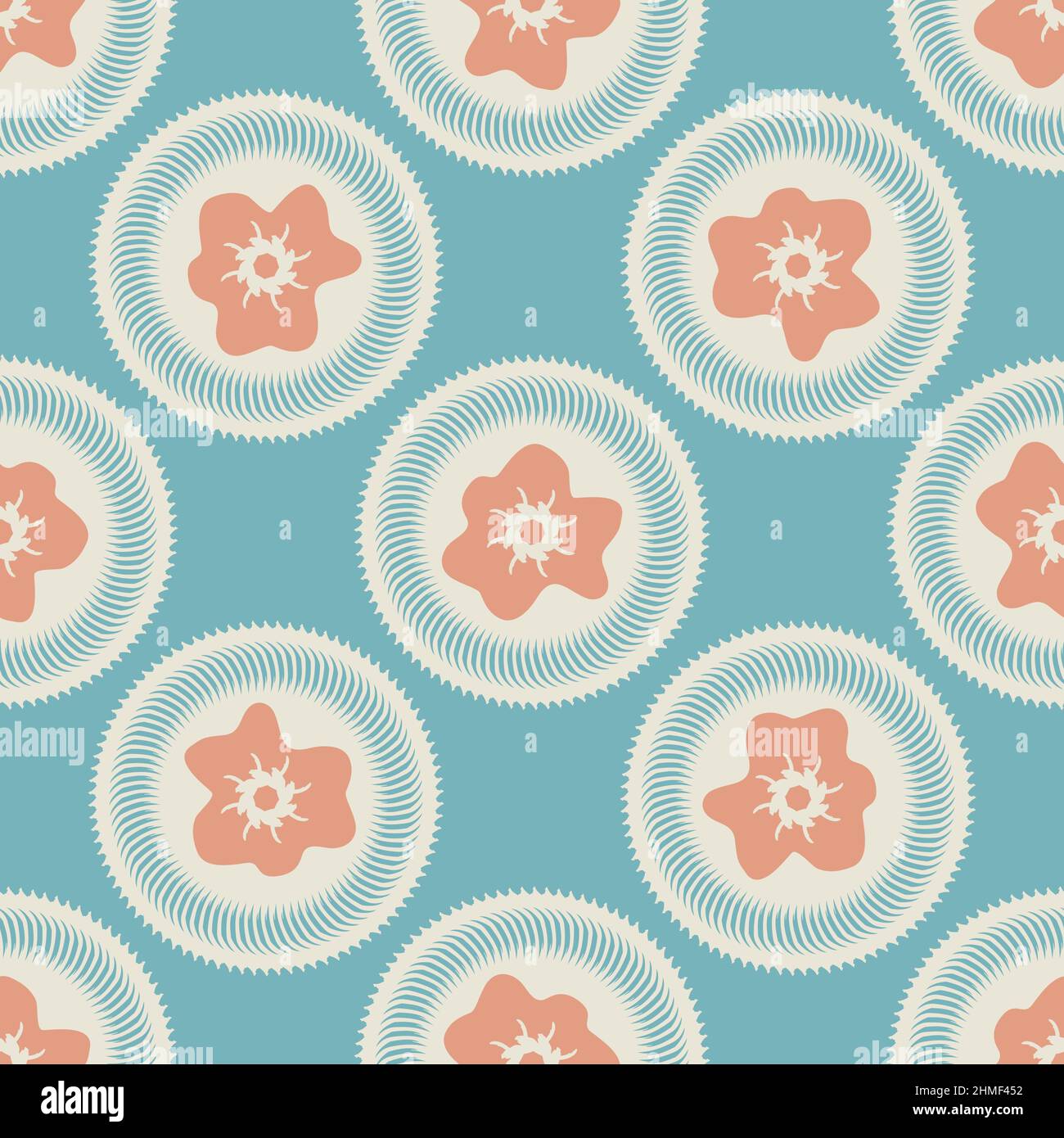 Gender neutral foliage seamless vector background. Simple whimsical ...
