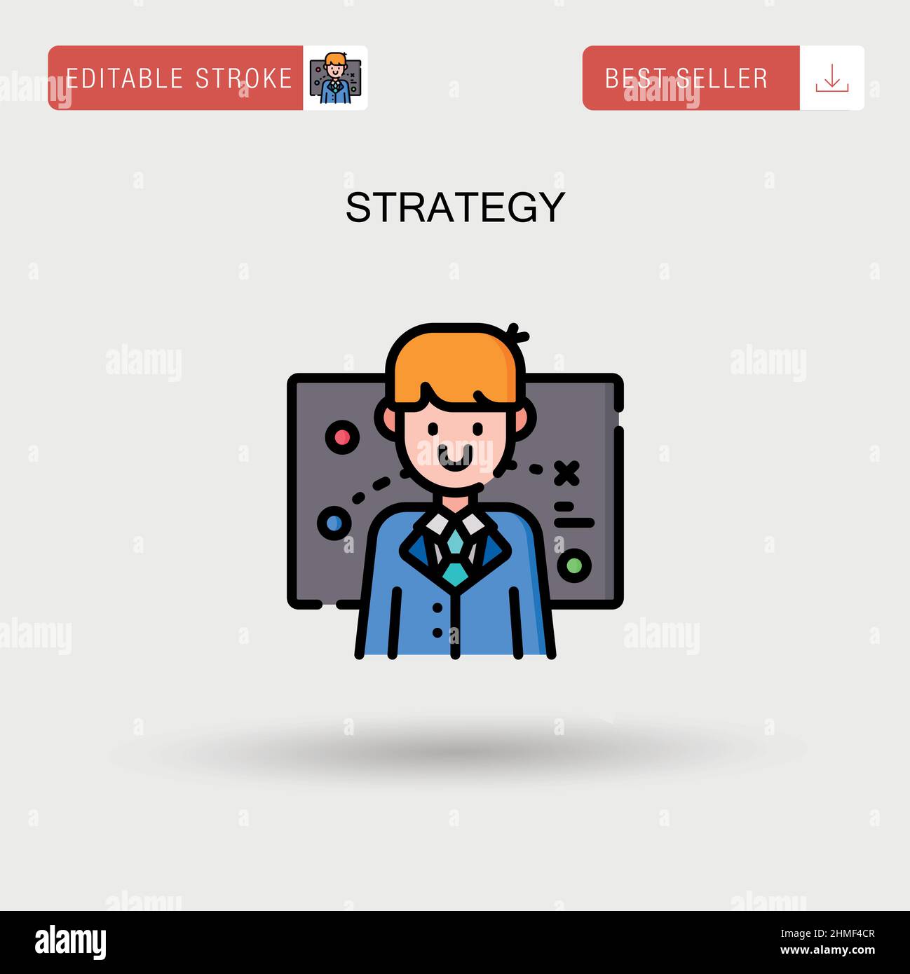 Strategy Simple vector icon Stock Vector Image & Art - Alamy