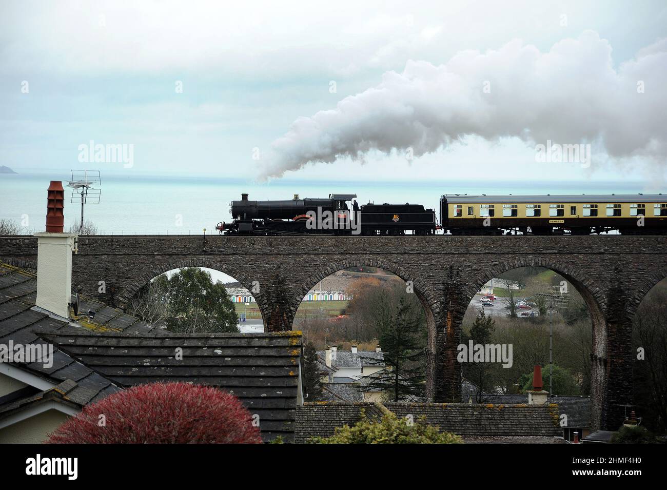 "Lydham Manor" (running as class pioneer 7800 "Torquay Manor") on ...