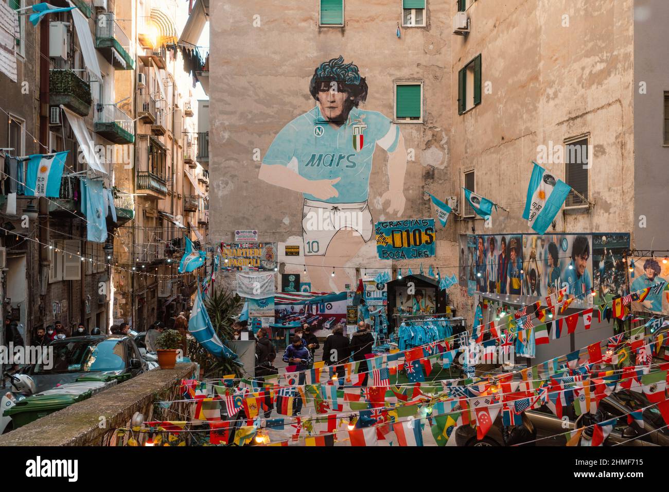 Street altar of maradona hi-res stock photography and images - Alamy