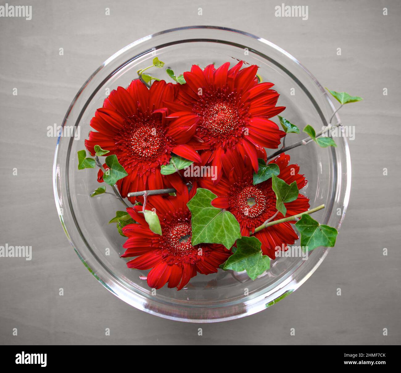 Red Gerbera Daisy Centerpieces