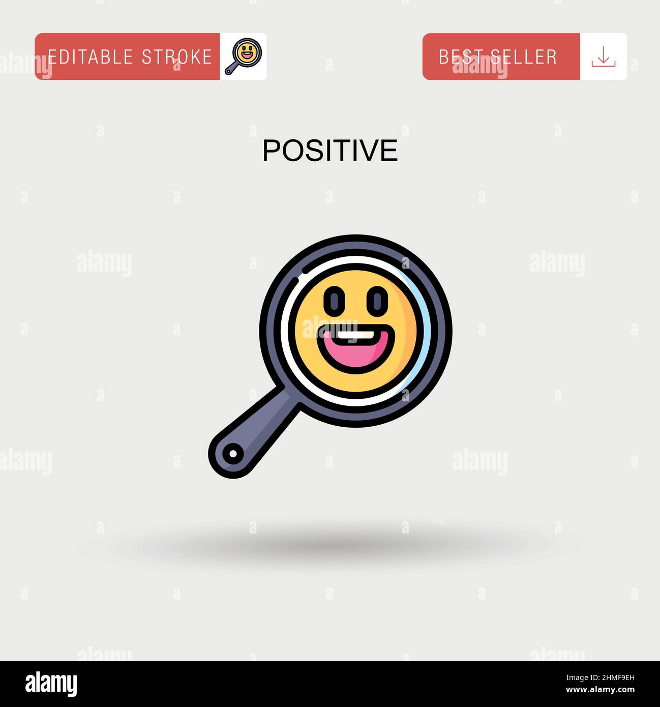 Positive thinking vector hi-res stock photography and images - Alamy