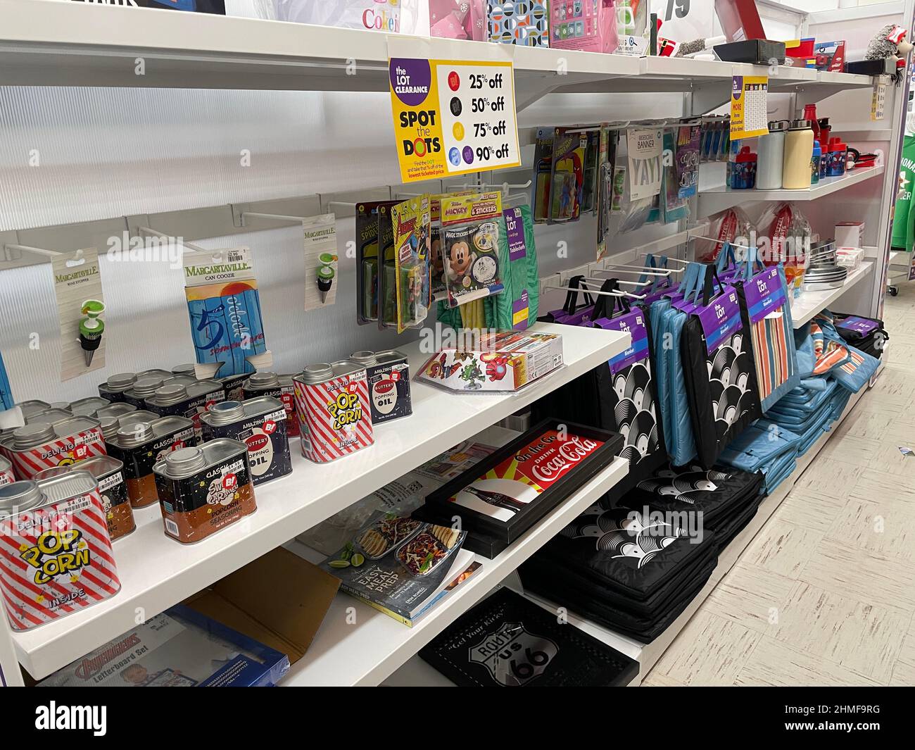 Augusta, Ga USA - 12 09 21: Big Lots retail store interior Hwy 25 Stock ...