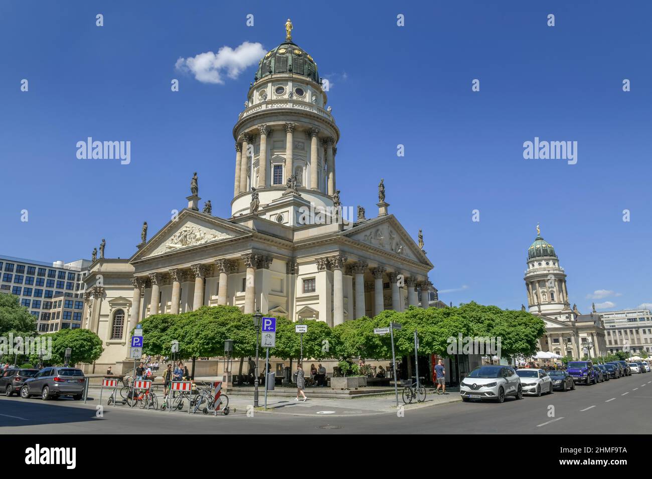 German Cathedral, Gendarmenmarkt, Mitte, Berlin, Germany Stock Photo ...