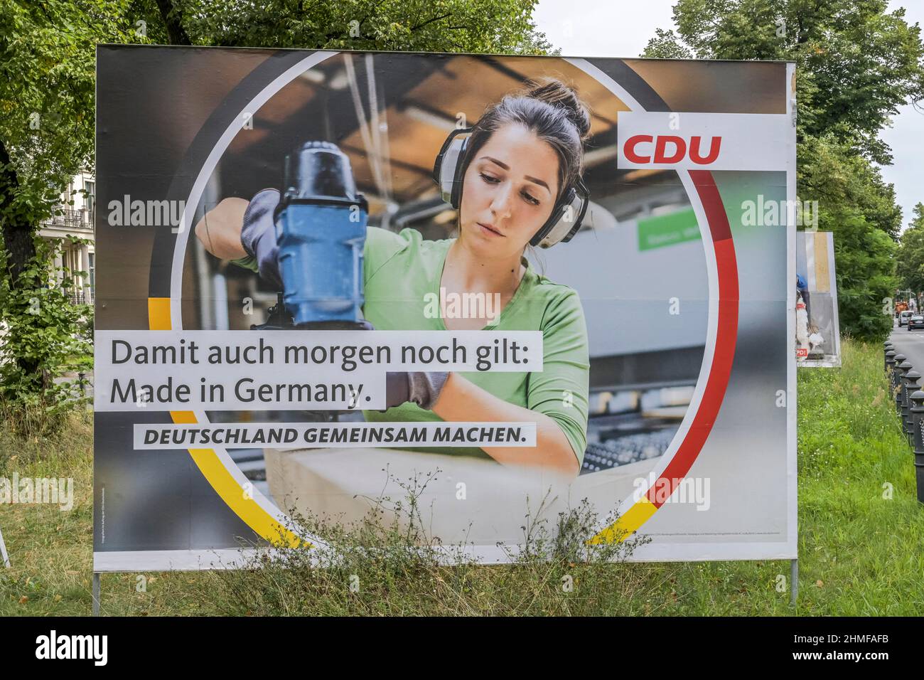 CDU election poster, Bundestag election 2021, Berlin, Germany Stock ...