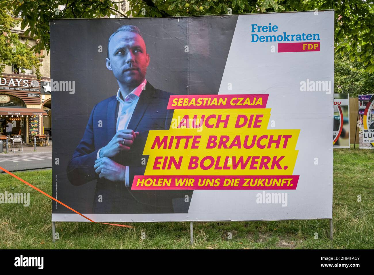 FDP, Sebastian Czaja, election poster, elections to the Berlin House of ...