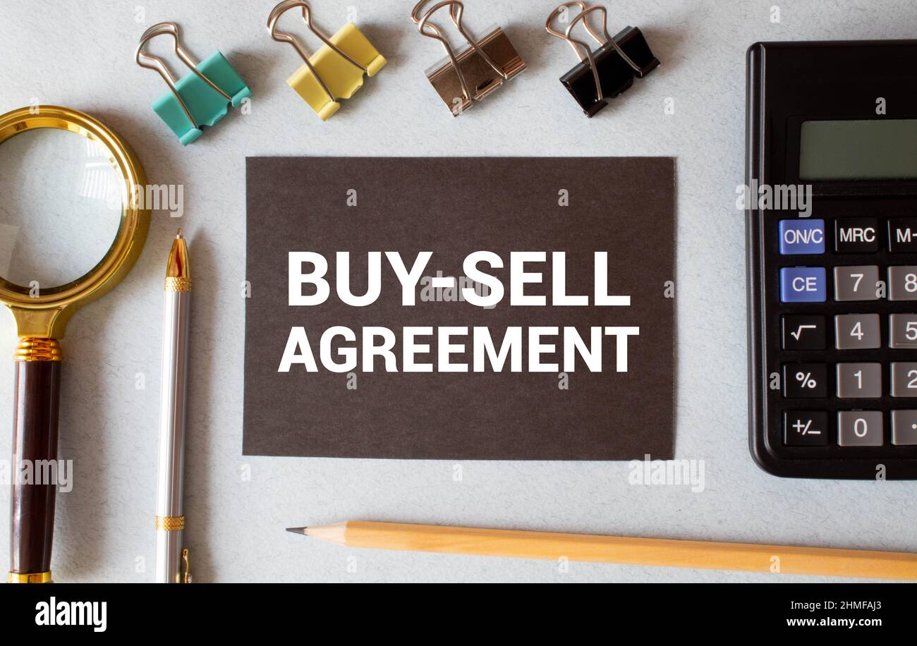 Buy sell agreement hi-res stock photography and images - Alamy