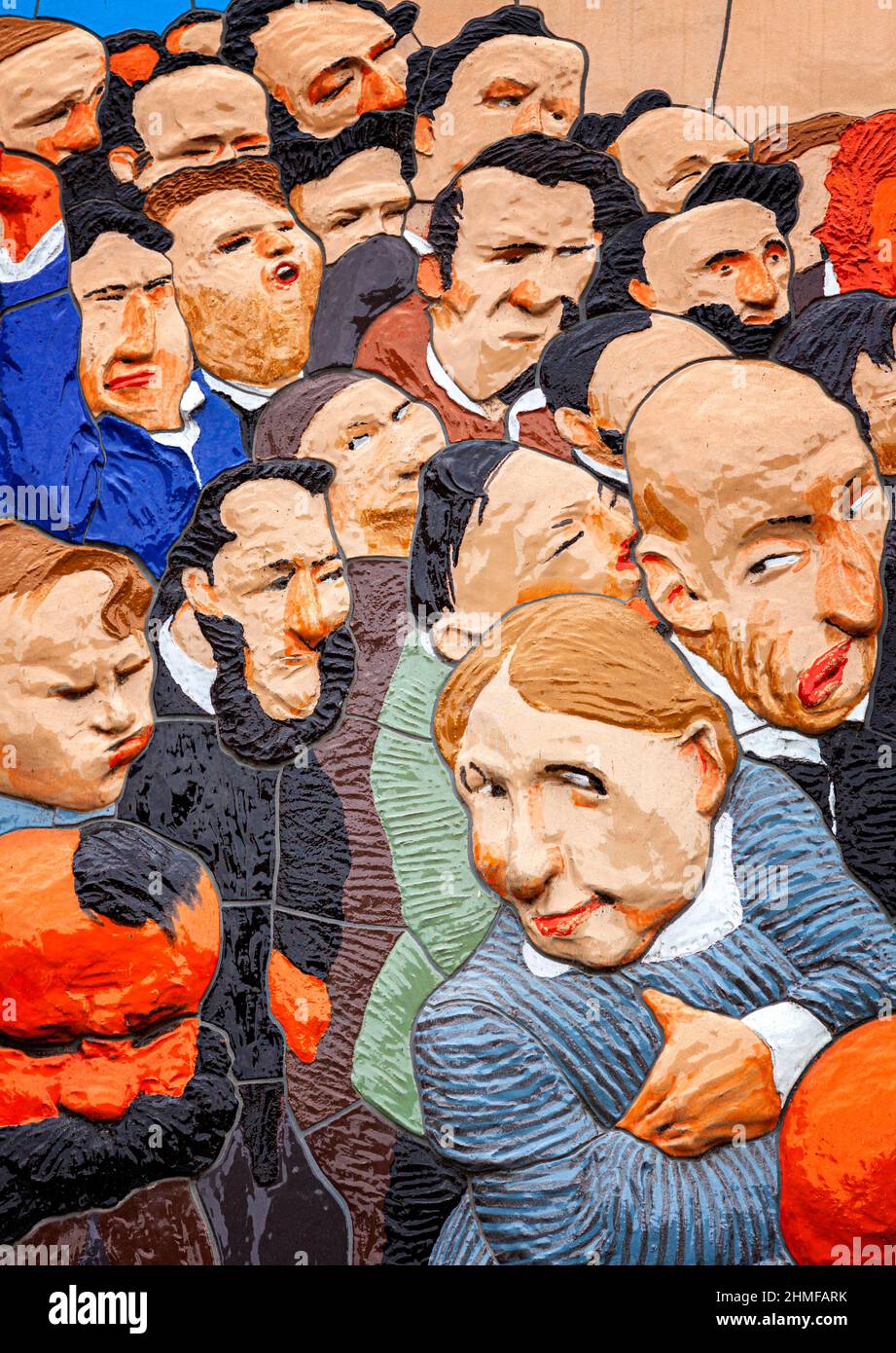 Mural in the Old Town by Friedrich Hecker, Constance, Baden ...