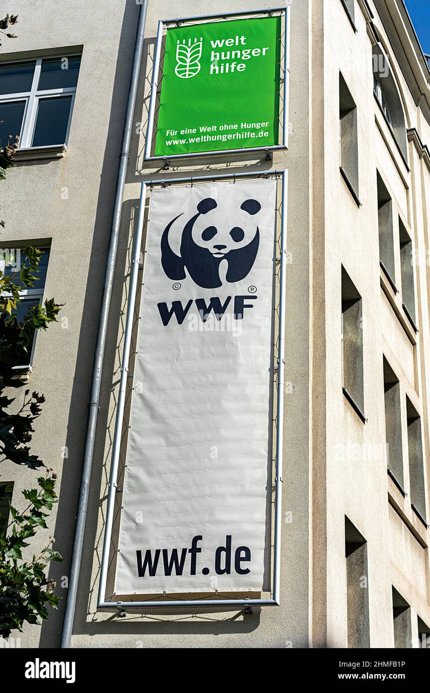 Welthungerhilfe and WWF office in Luisenstrasse, Berlin, Germany Stock ...