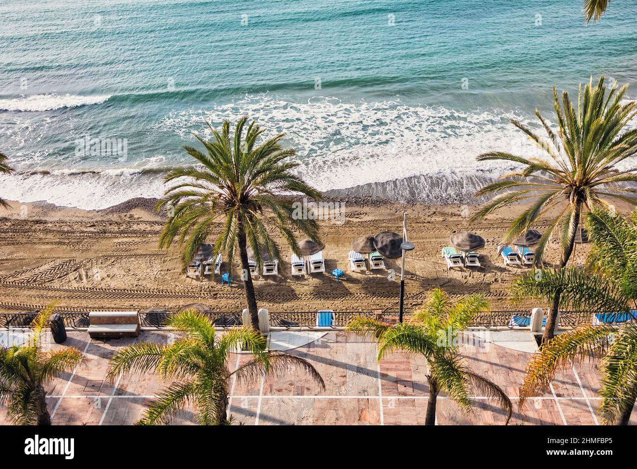 Marbella promenade hi-res stock photography and images - Alamy