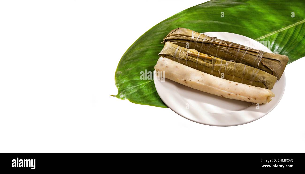 Corn bollos with cheese - Delicious Colombian food Stock Photo - Alamy