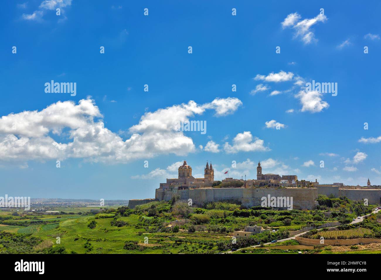 The Medieval Walled City of Mdina in Malta Stock Photo - Alamy