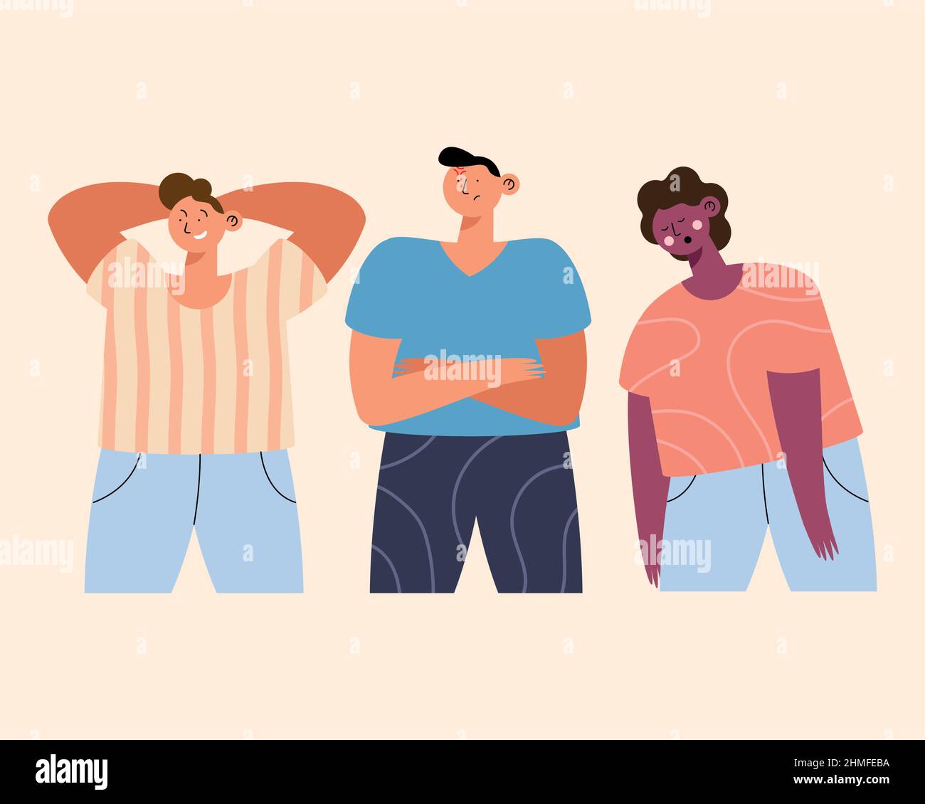 Gestures persons Stock Vector Images - Alamy