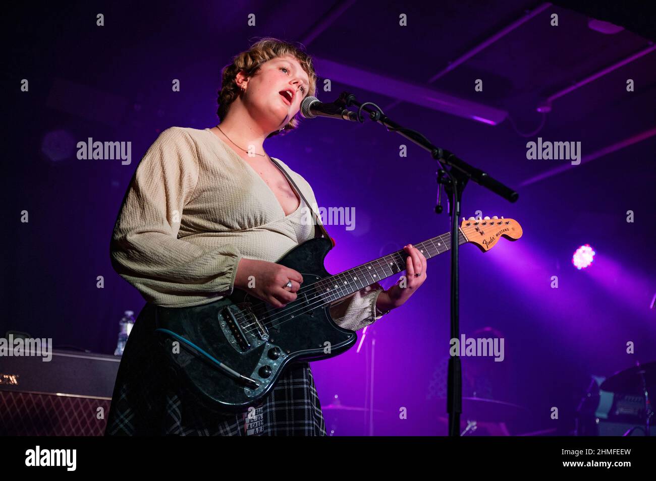 Manchester, UK. 09th February 2022. Pip Blom, Tender Blom, Gini Cameron ...
