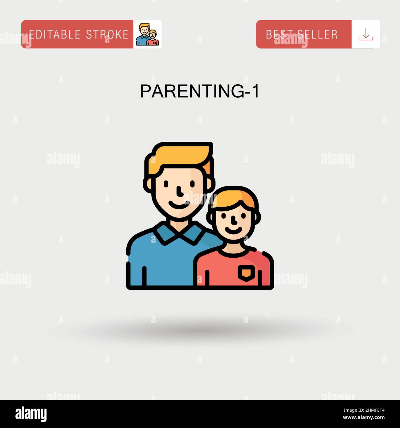 Parenting-1 Simple vector icon Stock Vector Image & Art - Alamy
