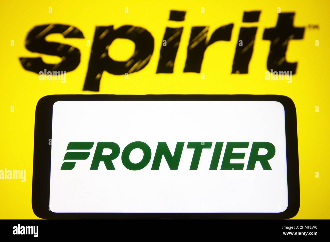 Frontier airlines logo hi-res stock photography and images - Alamy