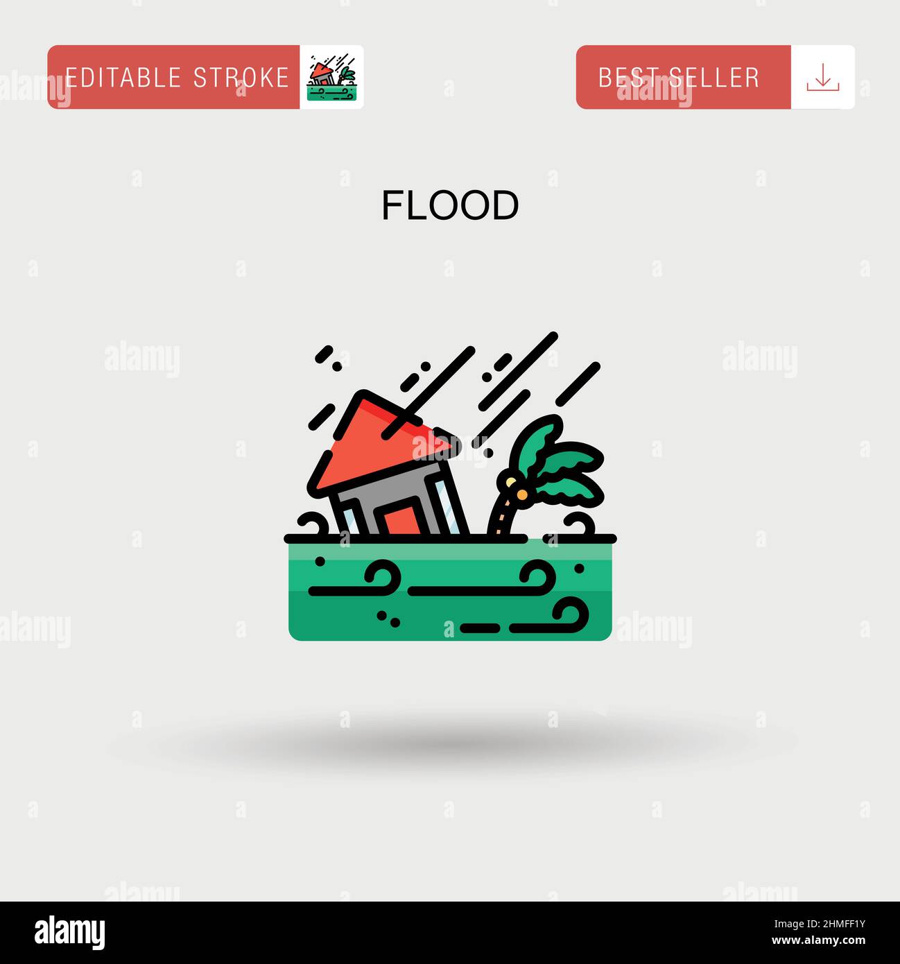 Water flood rescue Stock Vector Images - Alamy