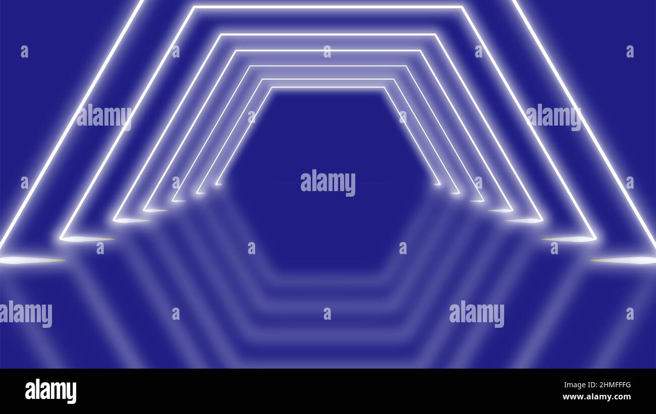 Illustration of neon blue background Stock Photo - Alamy