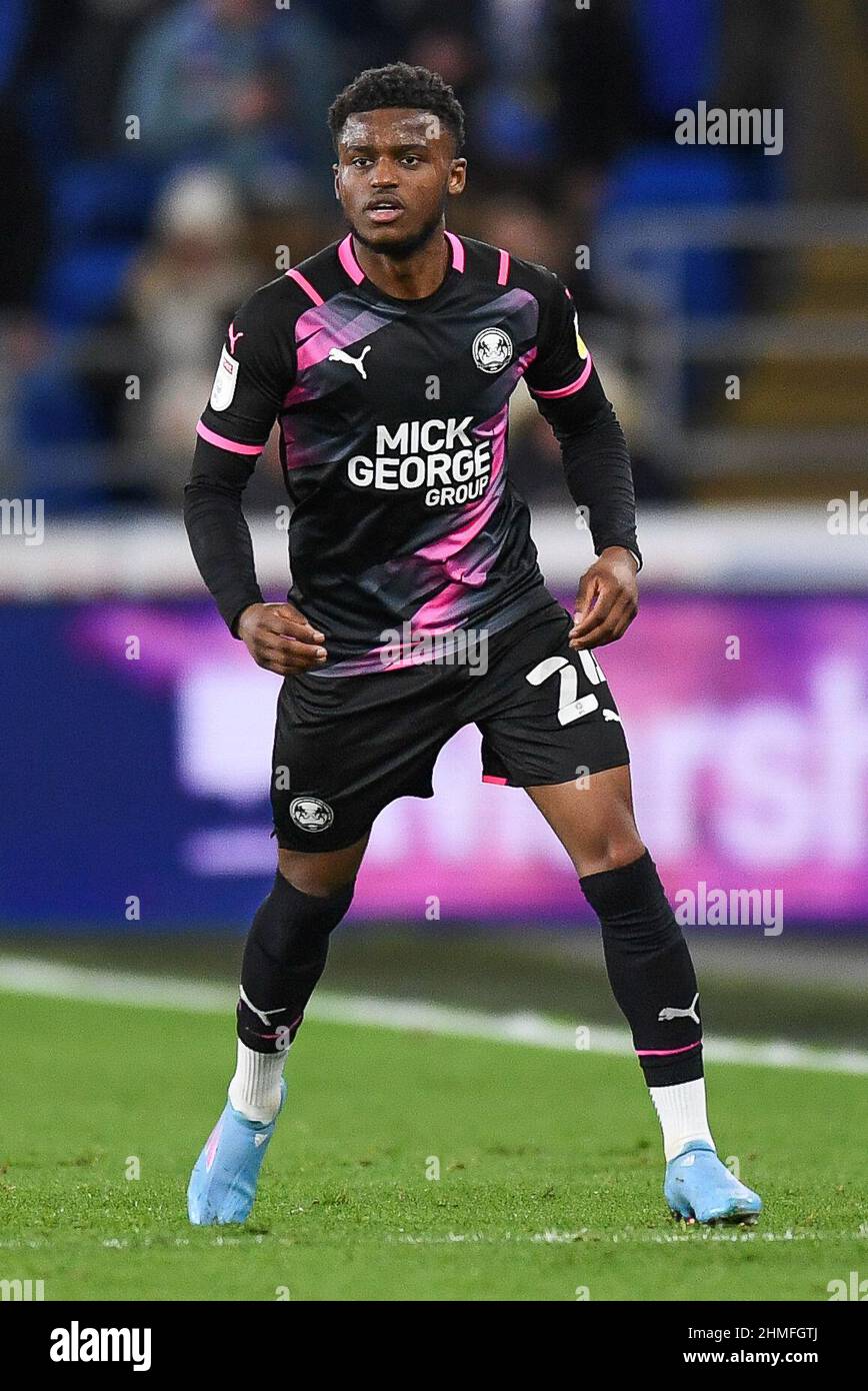 Bali Mumba #24 of Peterborough United in action during the game Stock ...