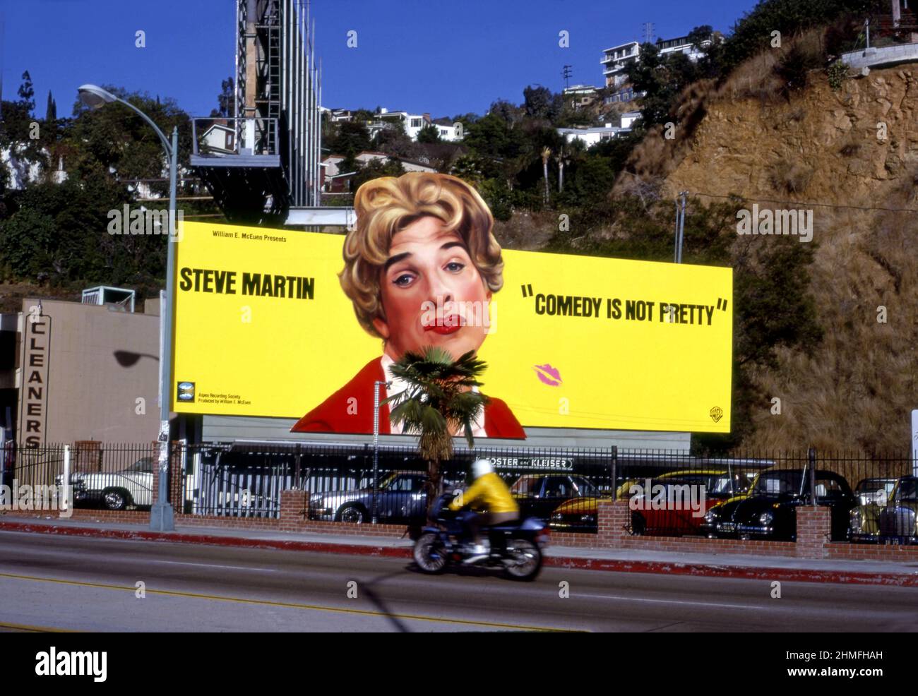 Billboard on the Sunset Strip promoting a comedy record album by Steve ...
