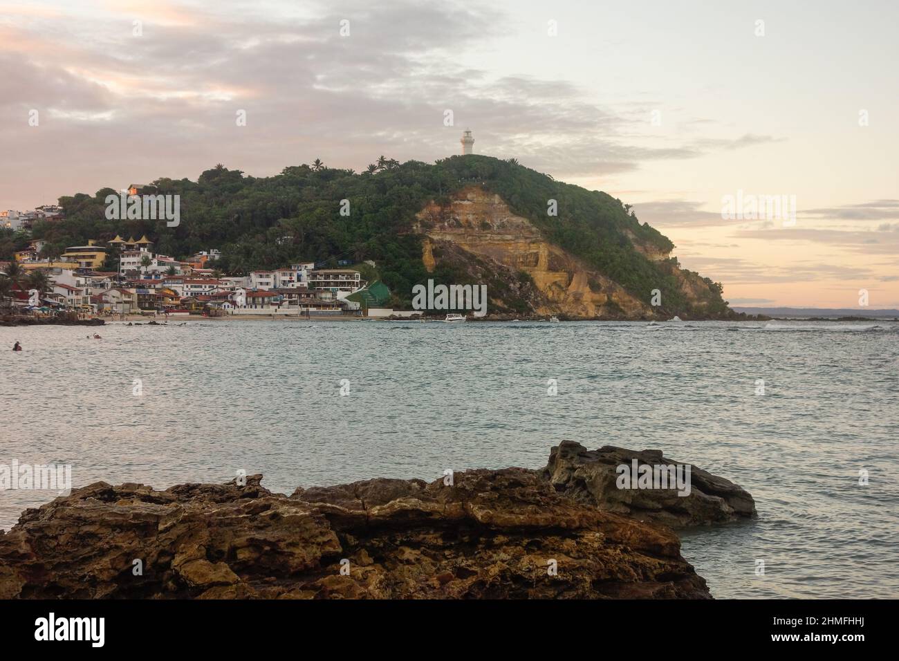 Beautiful view of Morro de Sao Paulo beach in Brazil Stock Photo - Alamy