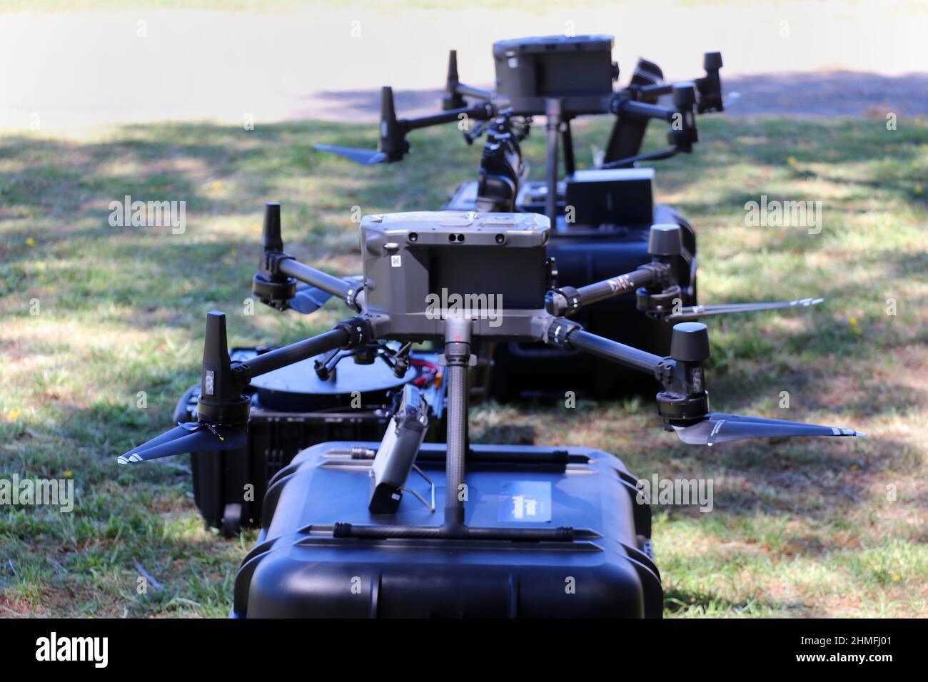 Drones on the floor Stock Photo - Alamy
