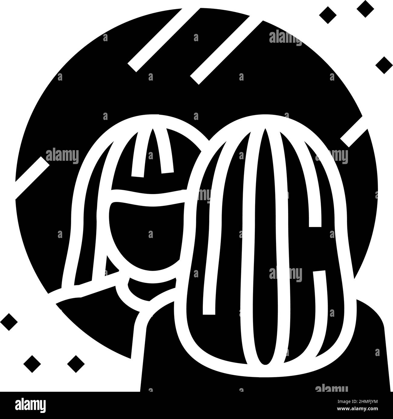 Face powder in black Stock Vector Images - Alamy