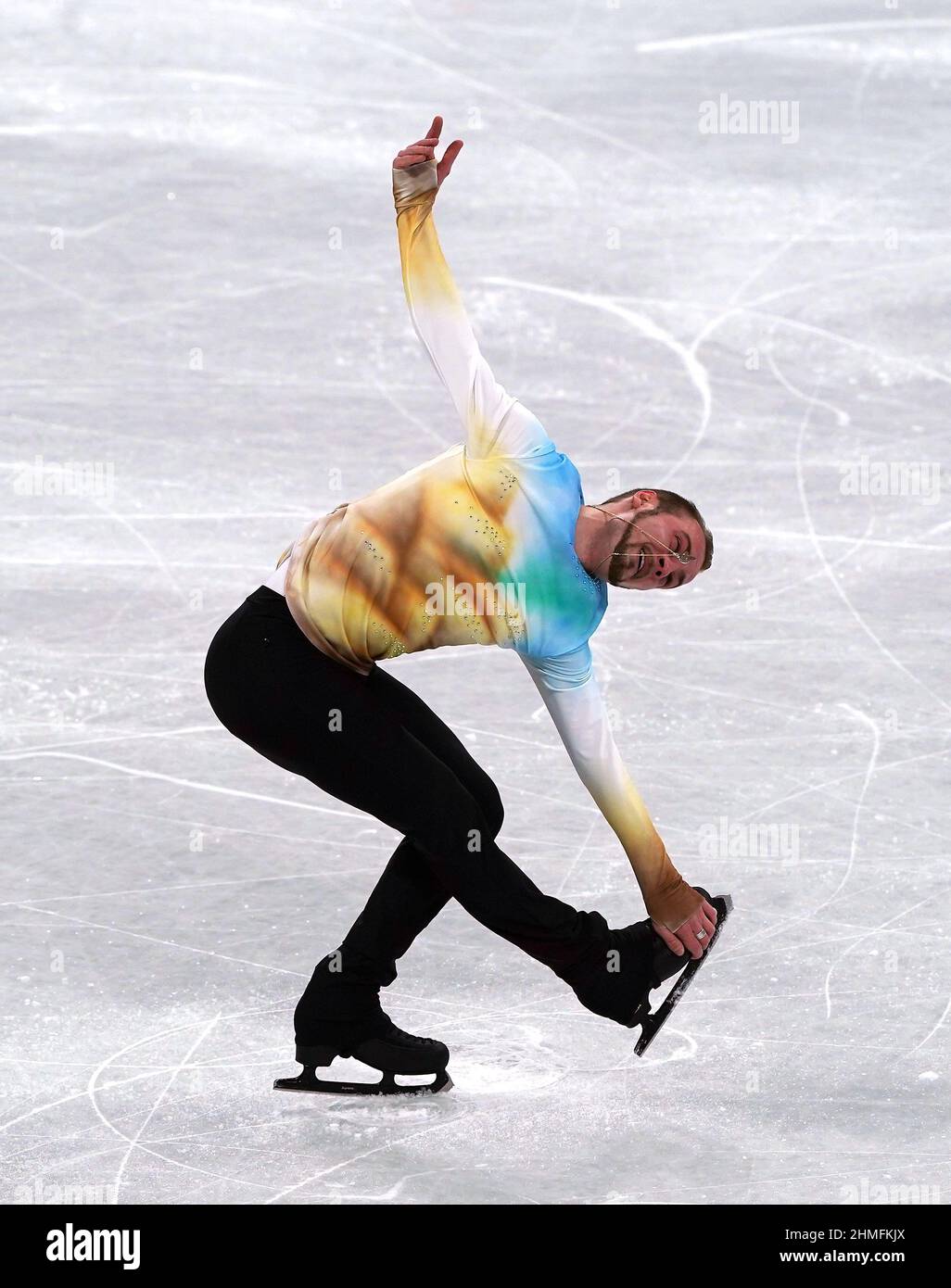 Belarus' Konstantin Milyukov during the Men Single Skating - Free ...