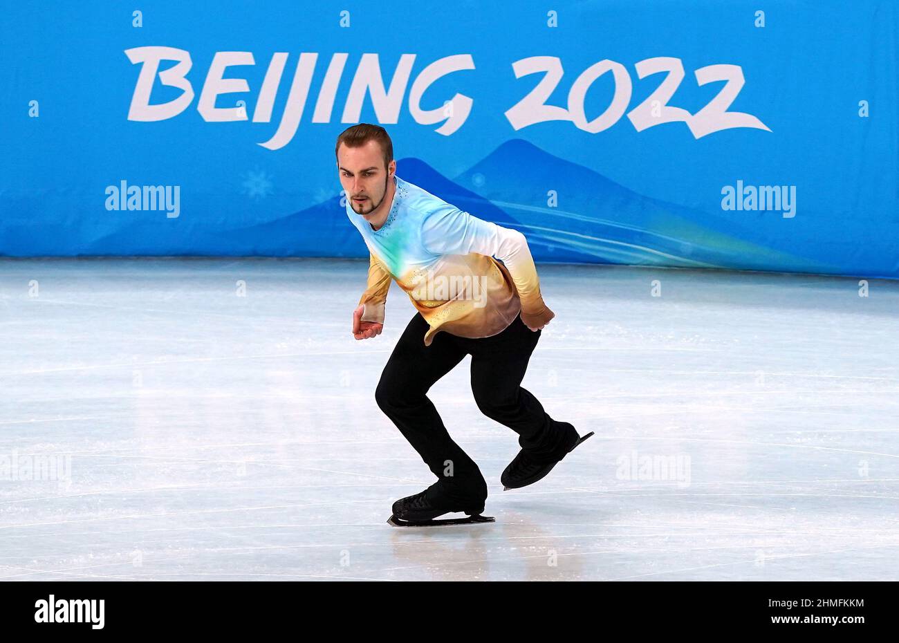 Belarus' Konstantin Milyukov during the Men Single Skating - Free ...