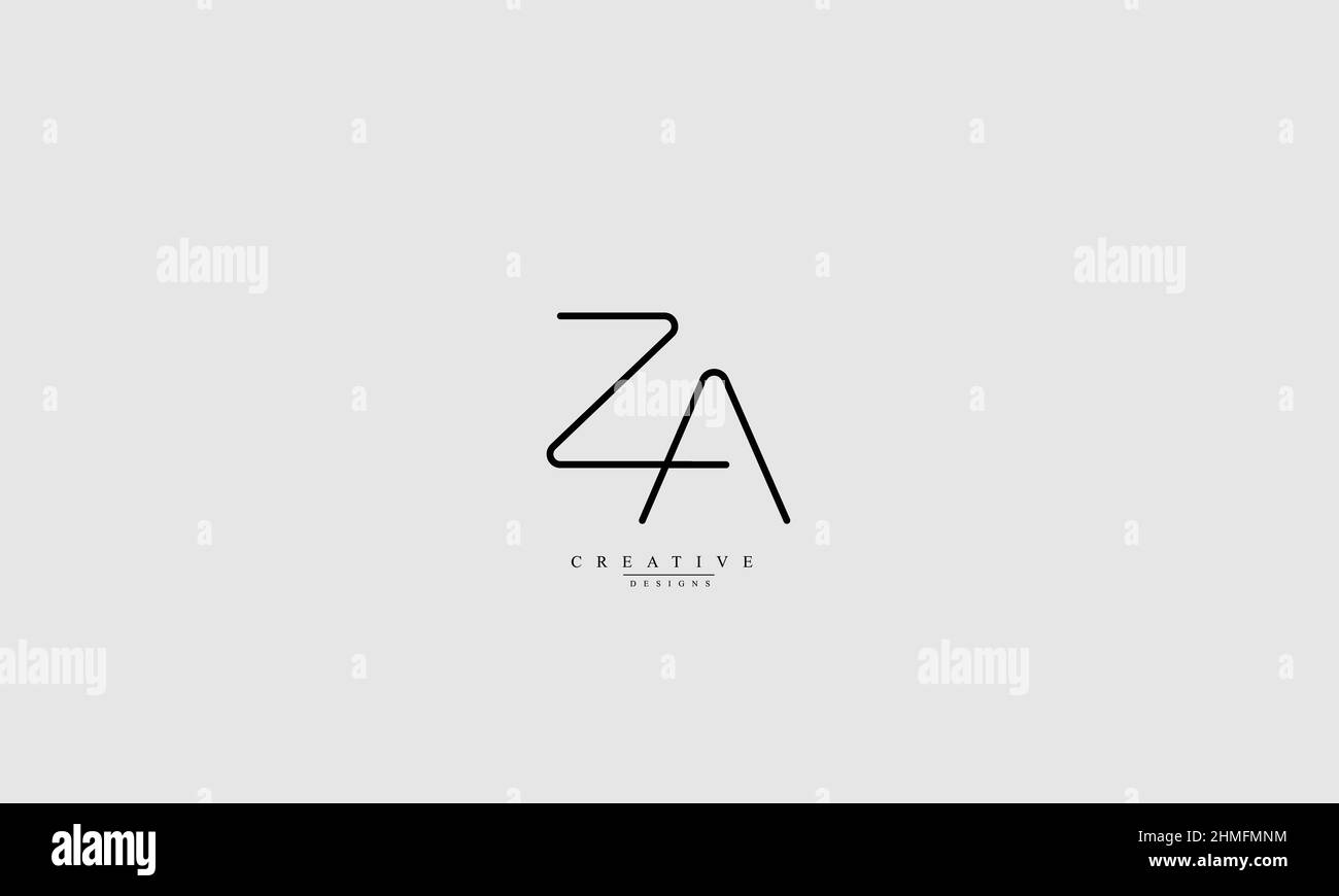 Letter za logo hi-res stock photography and images - Alamy