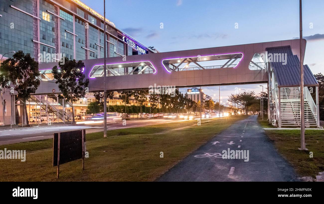 Imago shopping mall and Sutera avenue shopping area Kota Kinabalu Sabah ...