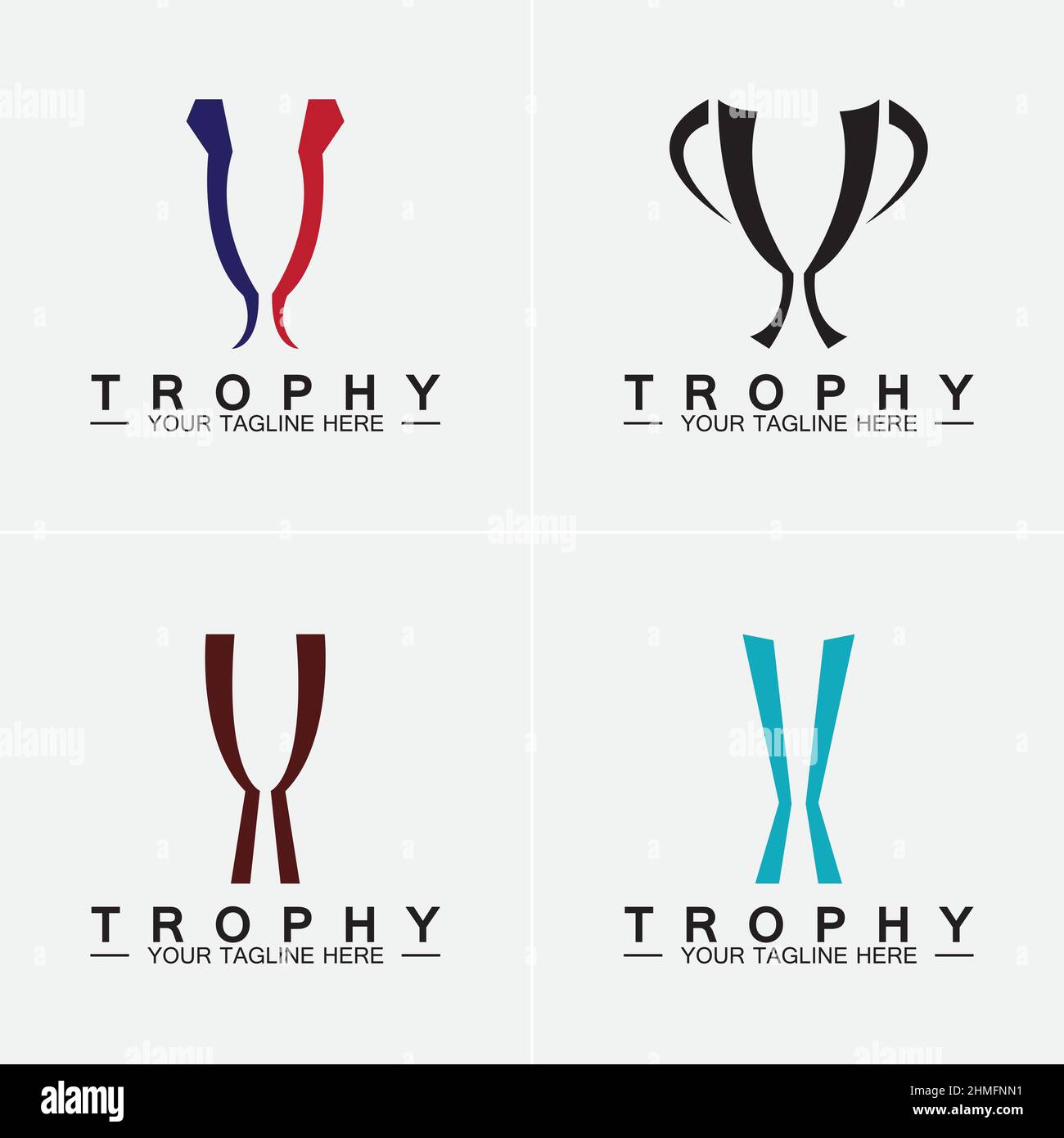 Trophy vector logo icon.champions trophy logo icon for winner award ...