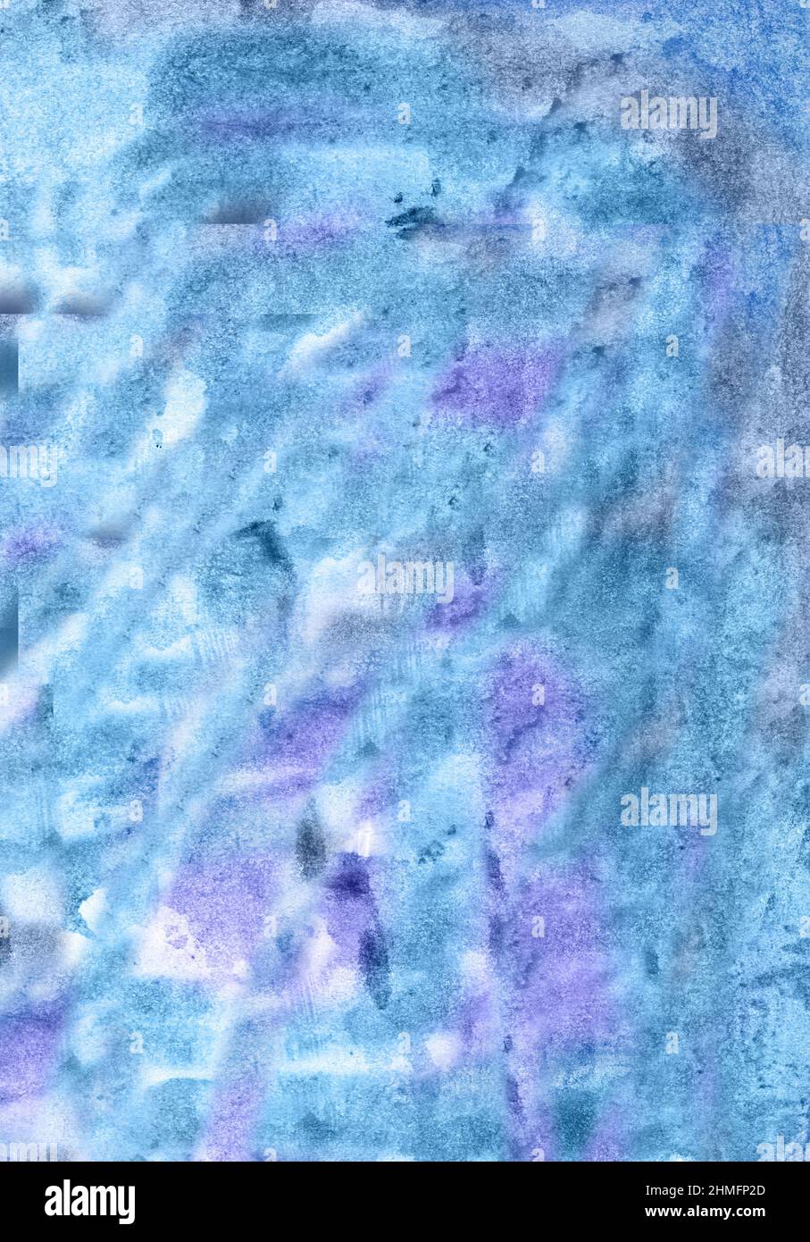 Watercolor abstract pastel blue wash drawing background for design ...
