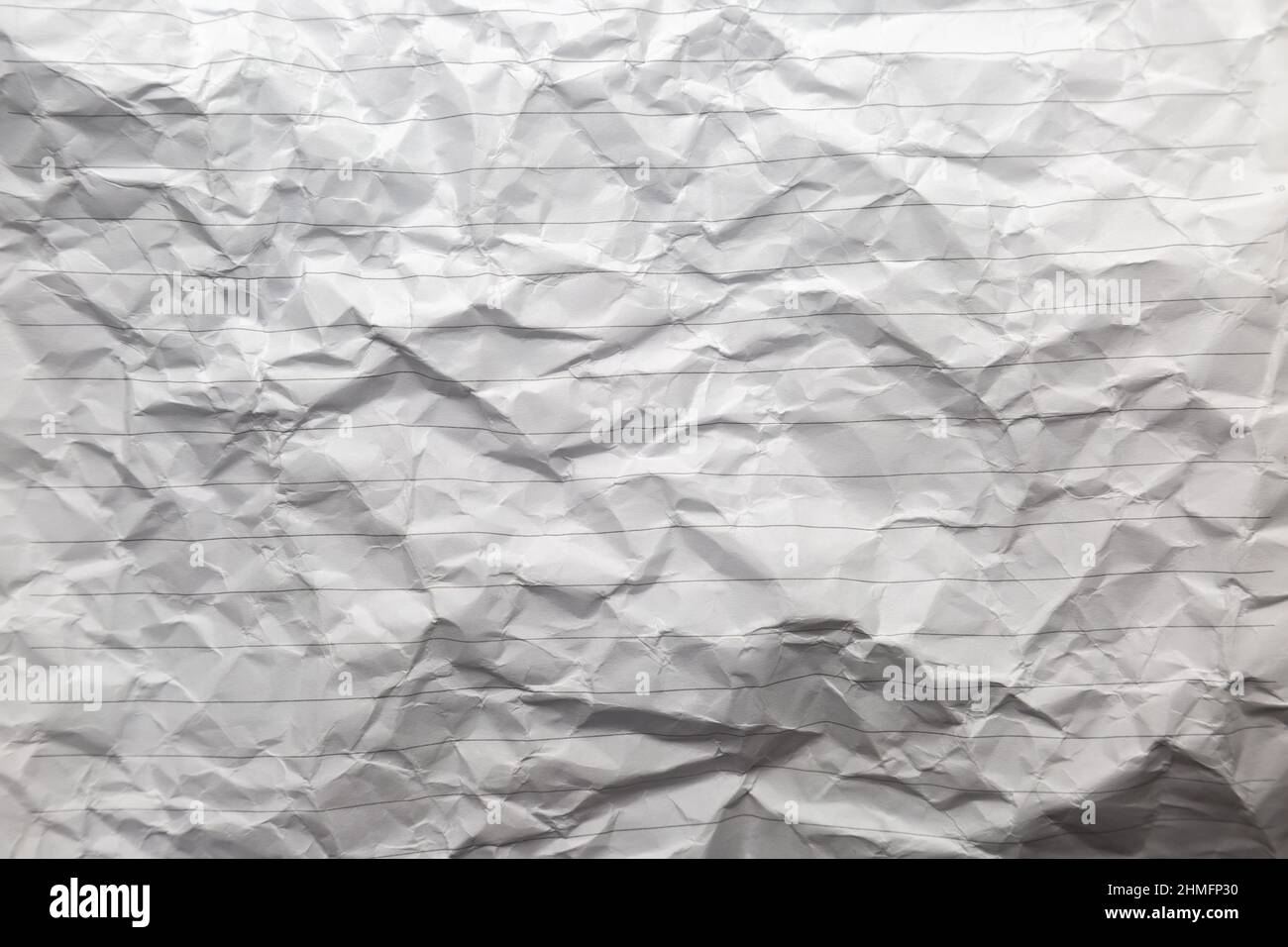 crumpled of white blank paper with line background Stock Photo - Alamy
